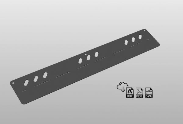 Spring Clamp Organizer Holder DXF File – StepFIVE40